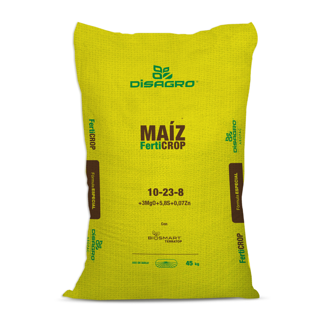 FertiCROP® MAIZ Siembra con BIOSMART® TERRATOP 45kg - Disagro Panamá